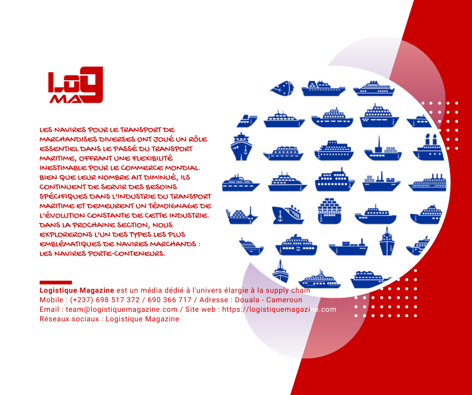 Vue d'ensemble des différents types de navires marchands - Logistique ...